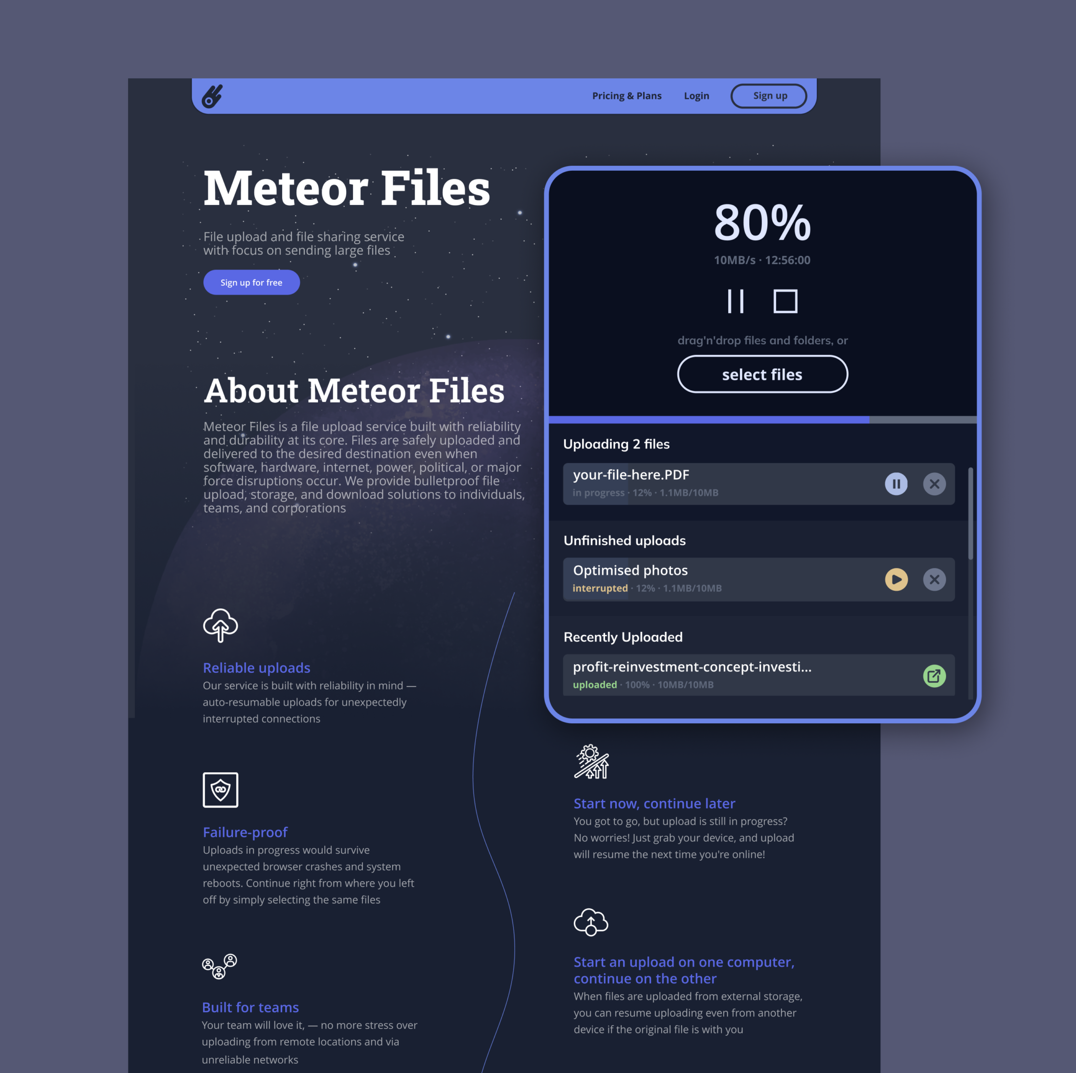 Meteor Files